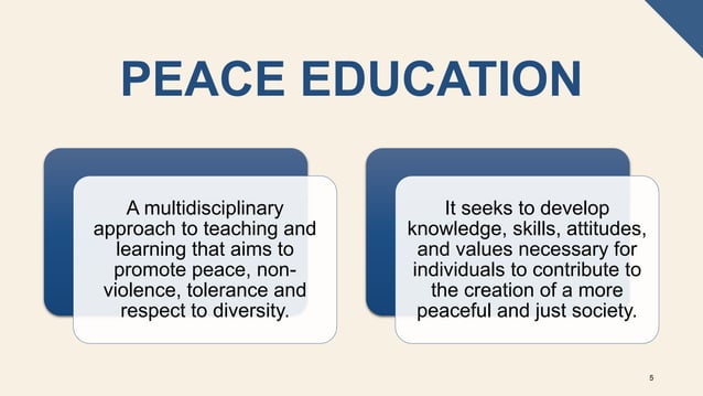 INTRODUCTION-TO-PEACE-AND-PEACE-EDUCATION.pptx | Education