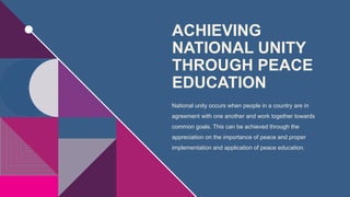 INTRODUCTION-TO-PEACE-AND-PEACE-EDUCATION.pptx | Education