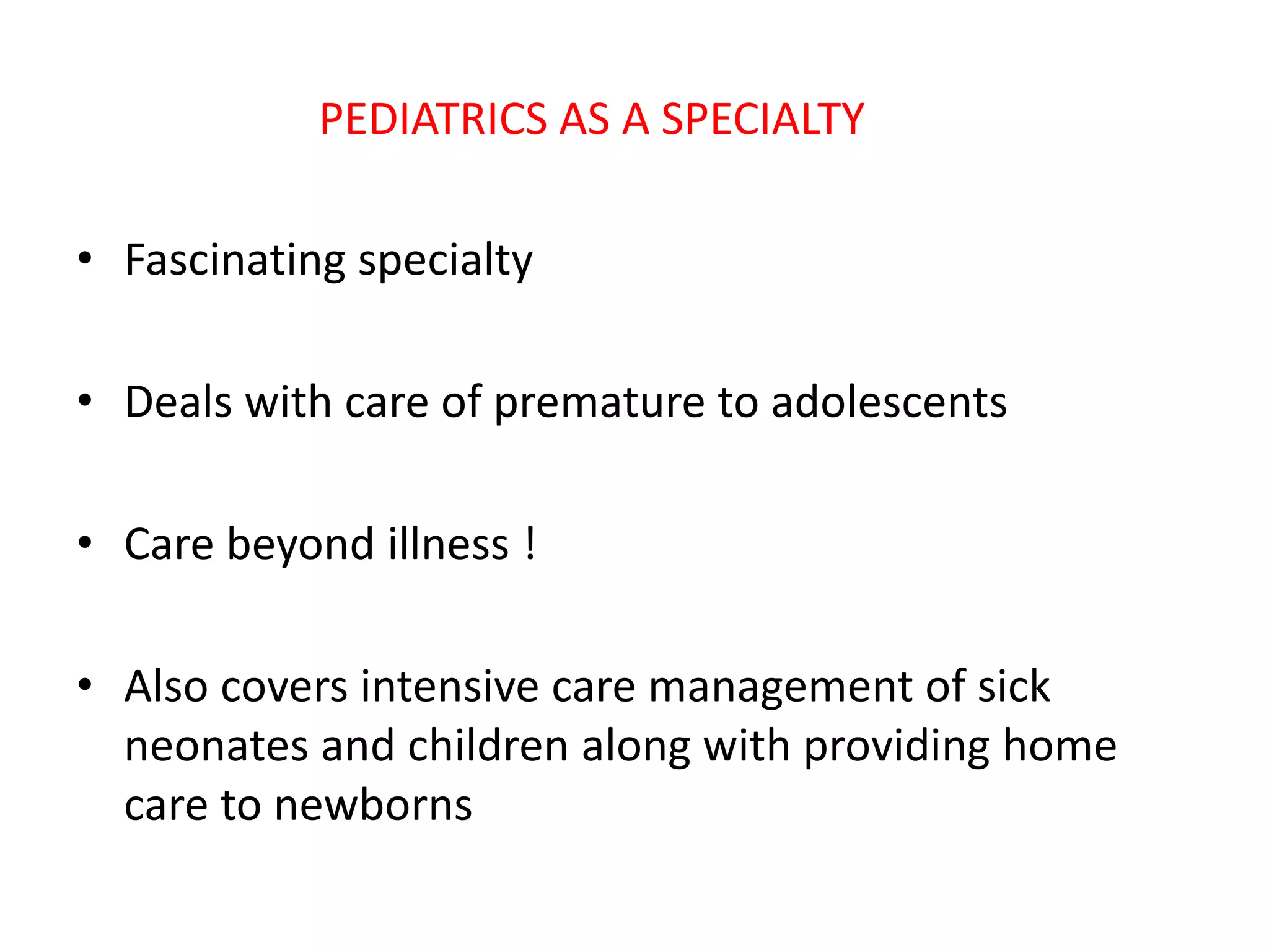 Introduction to-pediatrics | PPT