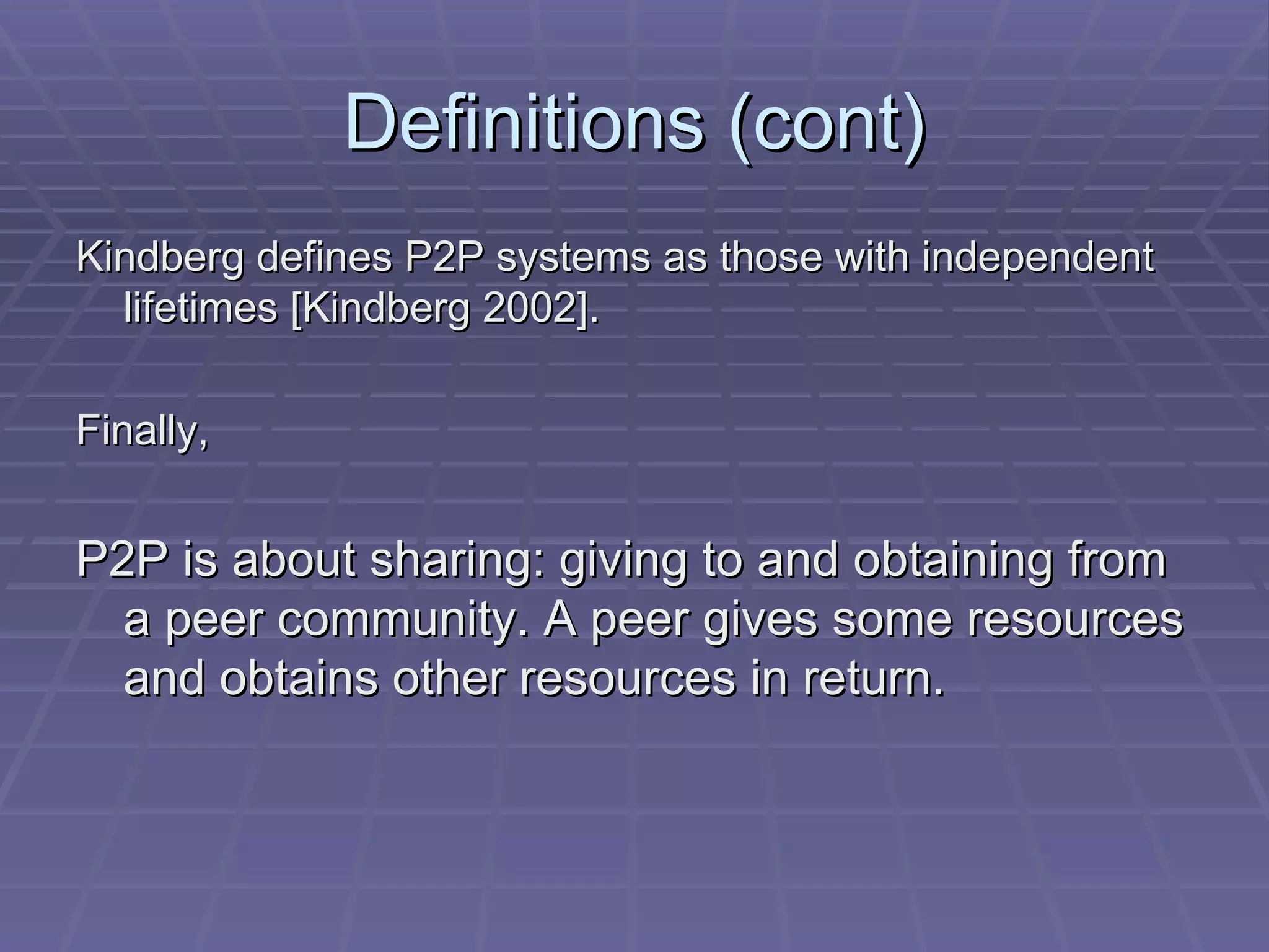 Introduction to Peer-to-Peer Networks | PPT