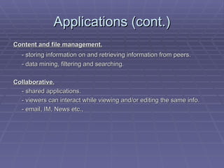 Introduction to Peer-to-Peer Networks | PPT