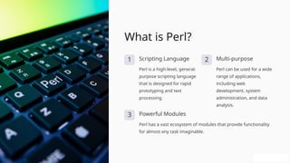Introduction-to-Perl.pptx for engionneering students | PPT