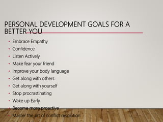 Introduction to-personal-development [autosaved] | PPTX