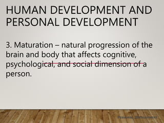 Introduction to-personal-development [autosaved] | PPTX