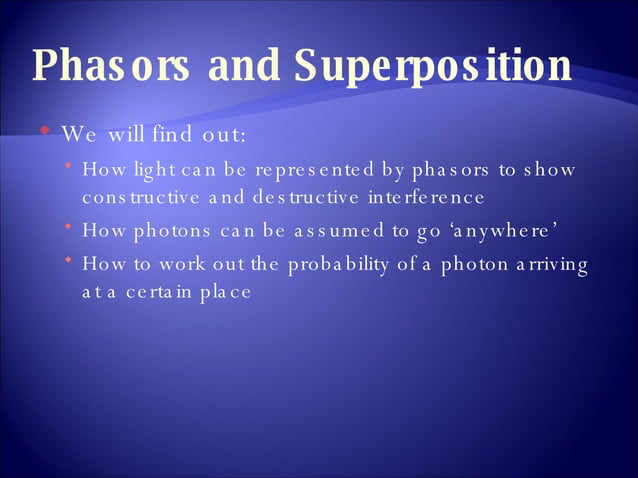 Introduction To Phasors And Probability | PPT