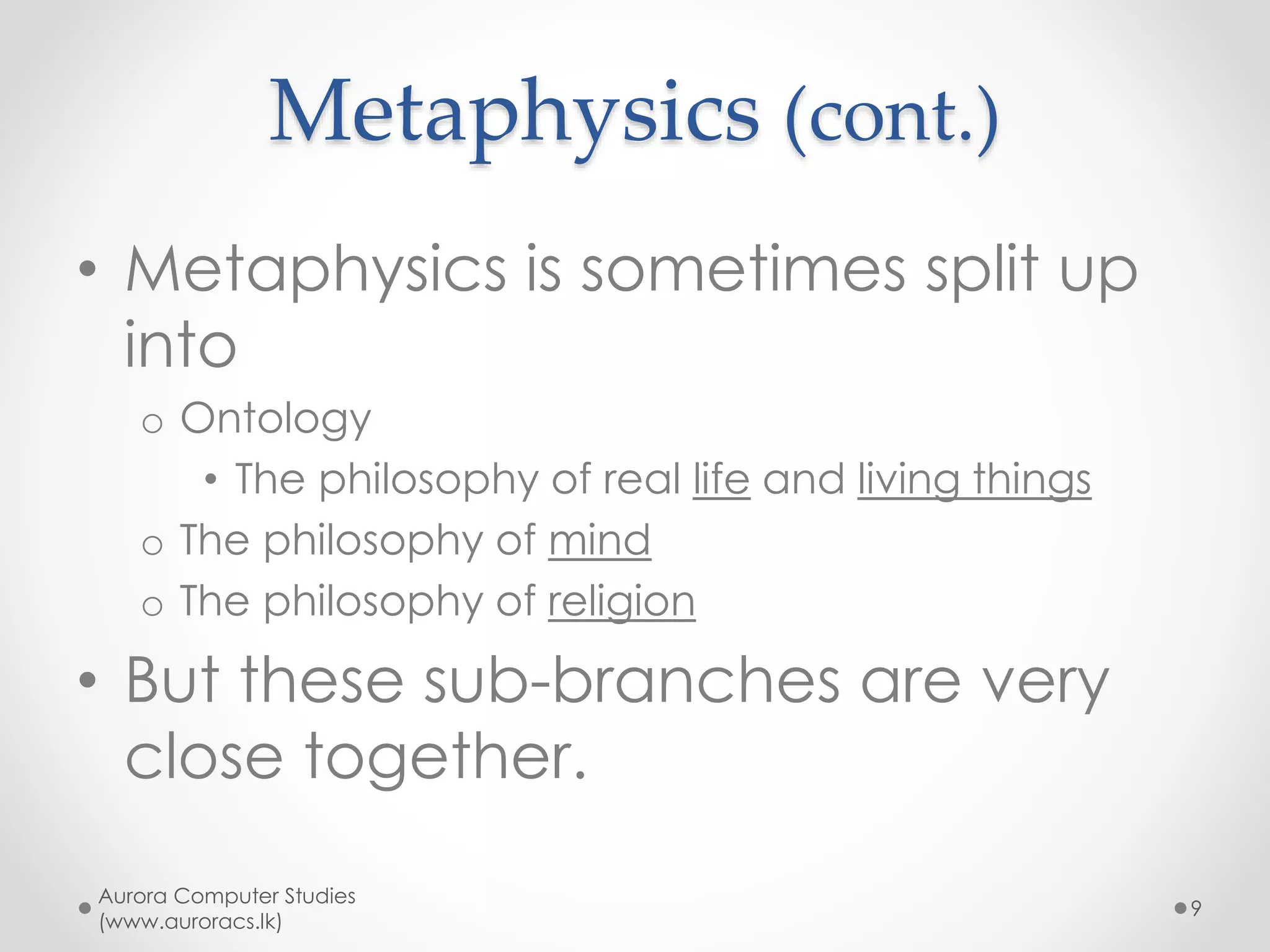 Introduction to Philosophy | PPTX