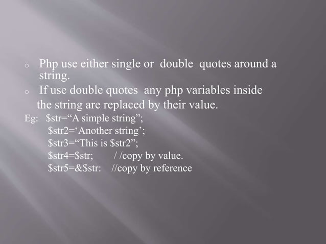 Introduction to php | PPTX