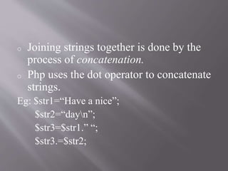 Introduction to php | PPTX