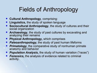 Introduction to physical anthropology | PPT