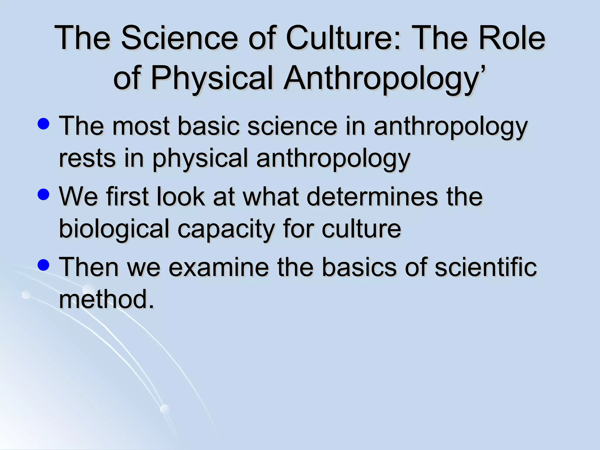 Introduction to Physical Anthropology | PPT