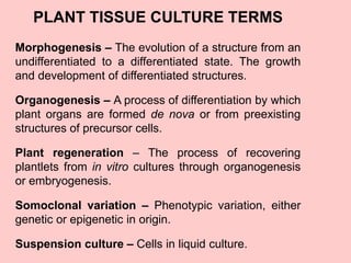 Introduction-to-Plant-Cell-Culture-lec1.ppt | Infertility | Reproductive Health