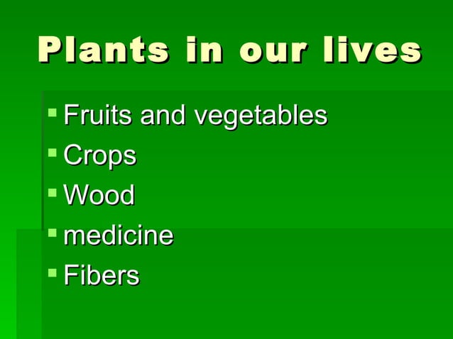 Introduction To Plants | PPT
