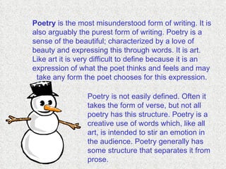 Introduction to-poetry | PPT