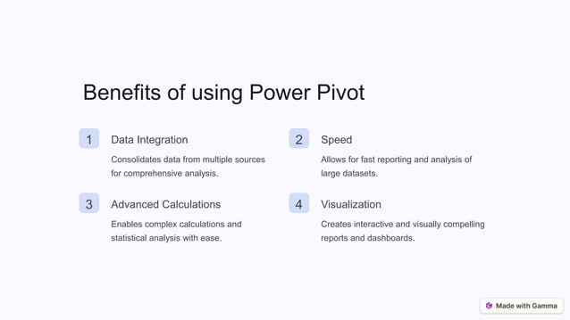 Introduction-to-Power-Pivot-in-Excel.pptx | Databases | Computer Software and Applications