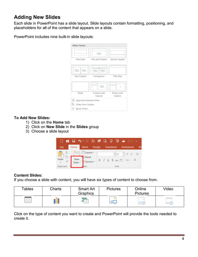 Introduction to-power point-2016 | PDF | Desktop Publishing | Computer ...