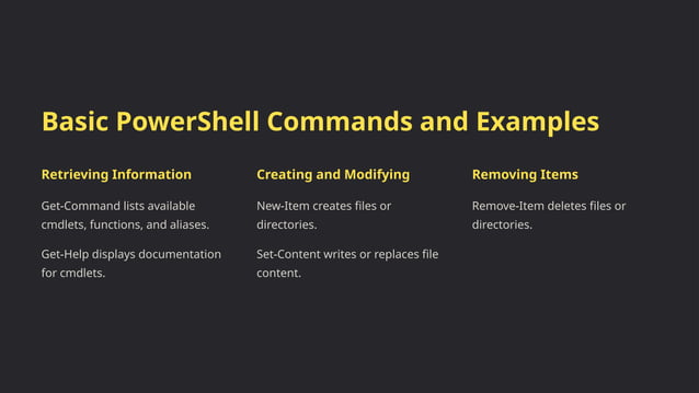 Introduction To Powershell Azure Syntax Pptx