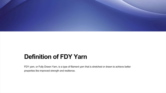 Introduction-to-POY-Yarn-and-FDY-Yarn.pptx | Needlework | Arts and Crafts