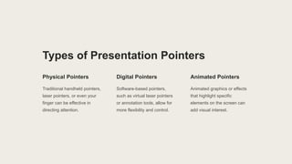 Showing the Way: How Presentation Pointers Help | PPTX | Operating ...