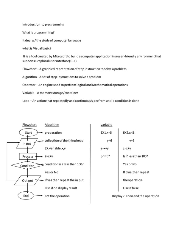 Introduction to-programming | DOCX