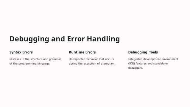 Introduction To Programming Languagespptx Programming Languages