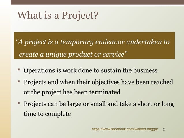 Introduction to Project Management | PPT