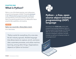 Introduction-To-Python- a guide to master | PPT