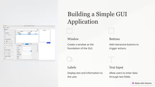 IntroductiontopythonGUI.ppt presentation | PPT