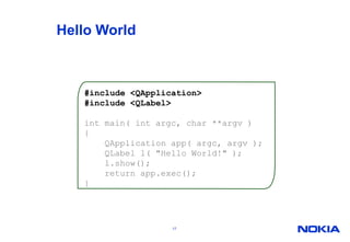 Introduction to Qt | PPTX