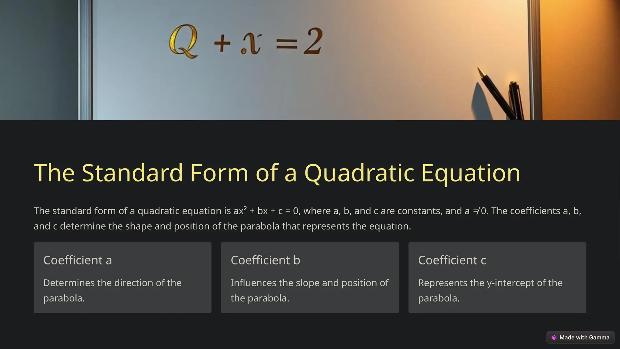 Introduction-to-Quadratic-Equations.pptx | Free Download