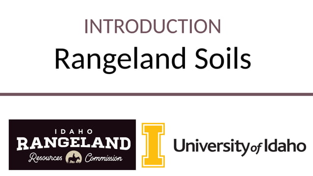 Introduction-to-Rangeland-Soils educational presentation for secondary ...