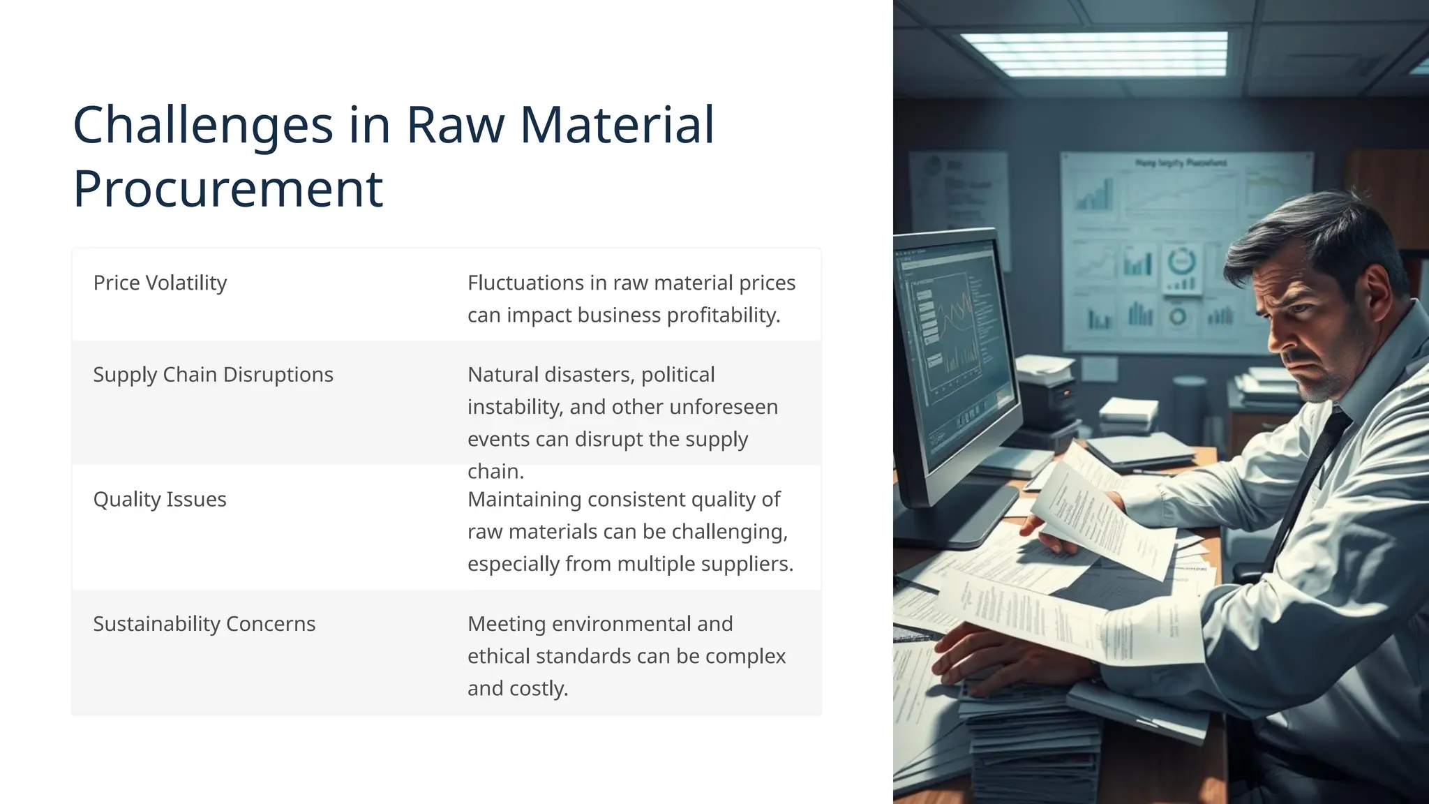 Introduction to Raw Materials Used in Manufacturing Process | PPTX