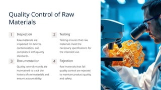 Introduction to Raw Materials Used in Manufacturing Process | PPTX ...
