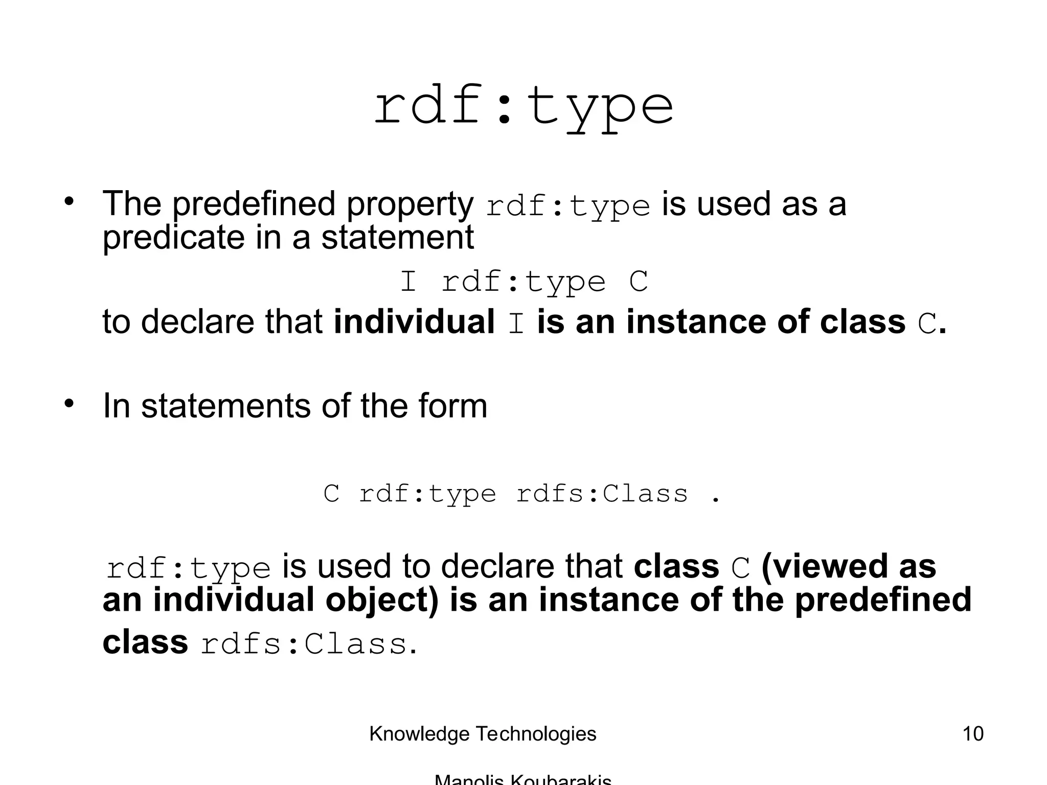 introduction-to-rdf-schema-revised complete | PPT