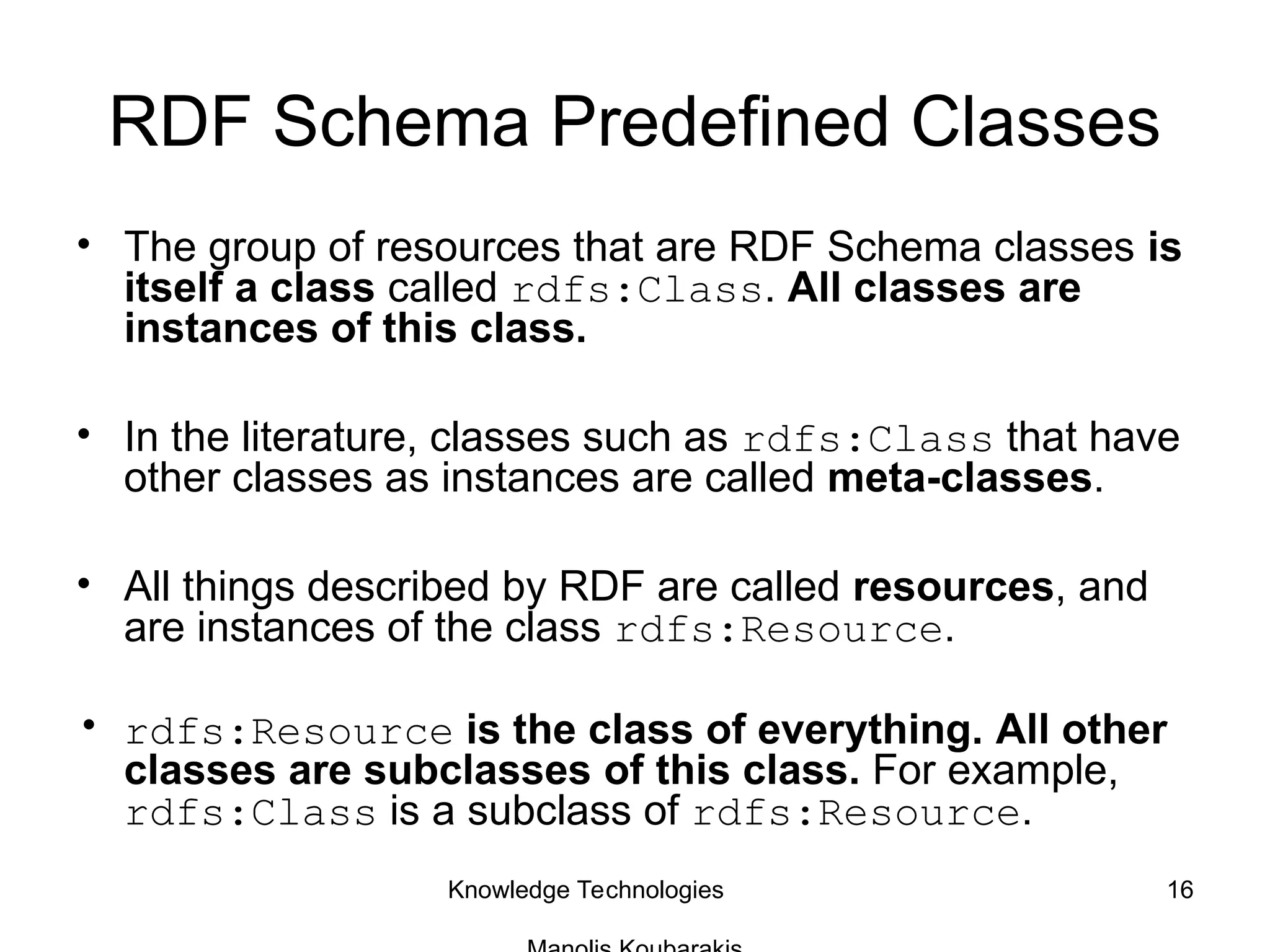 introduction-to-rdf-schema-revised complete | PPT