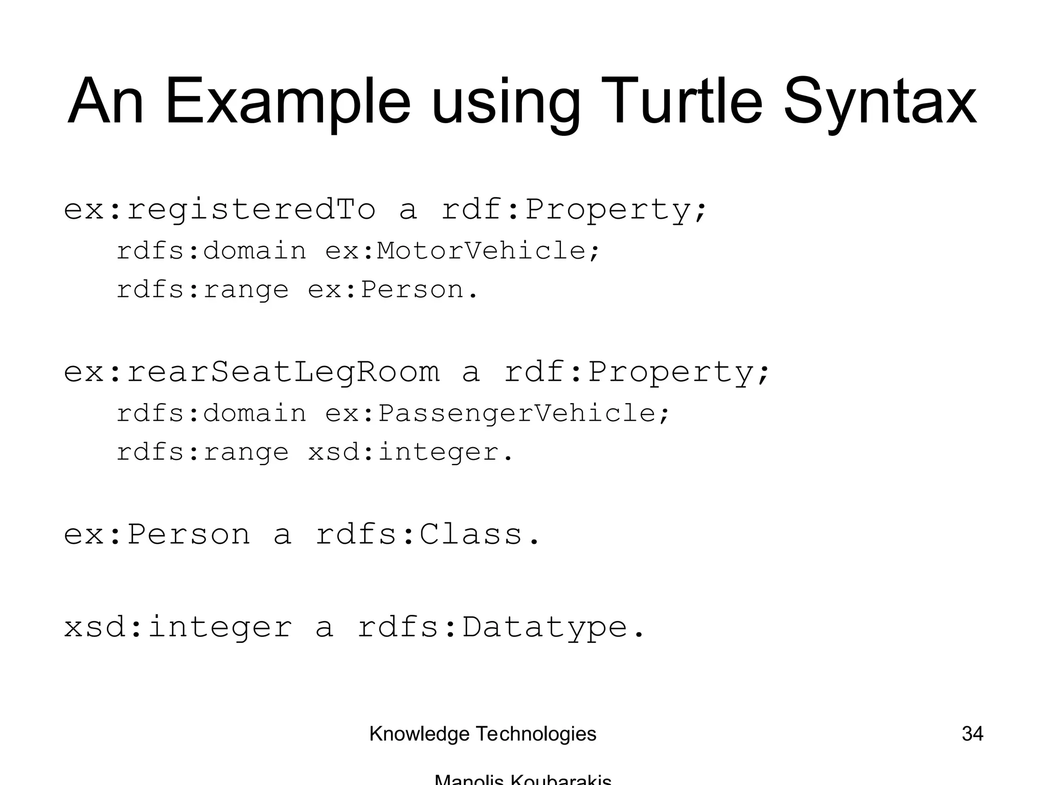 introduction-to-rdf-schema-revised complete | PPT