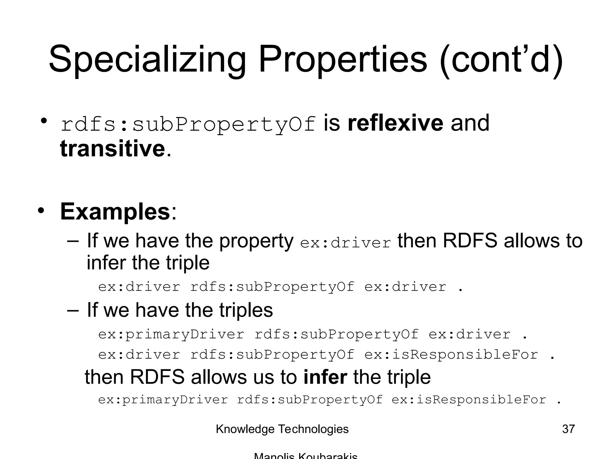 introduction-to-rdf-schema-revised complete | PPT