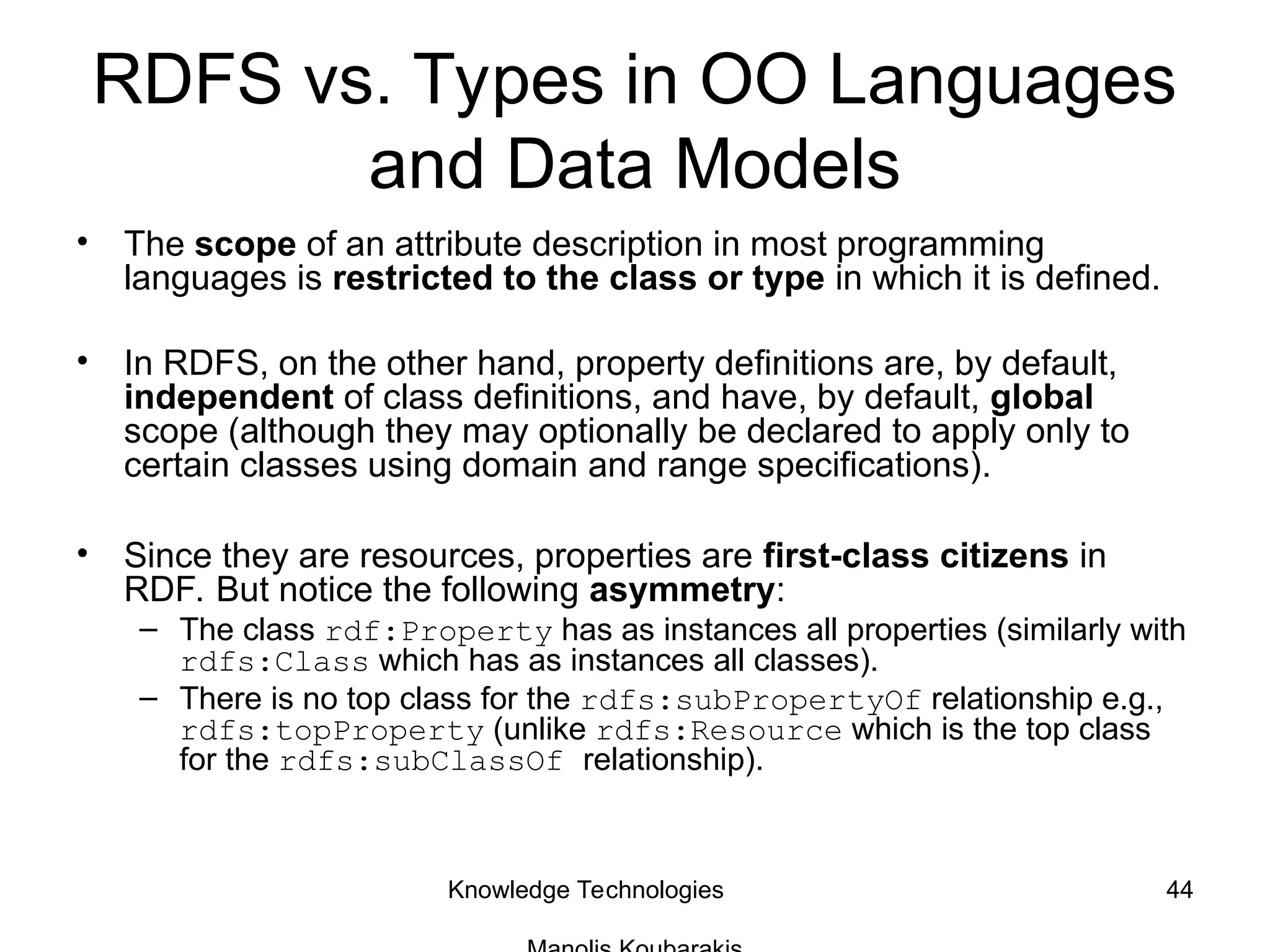 introduction-to-rdf-schema-revised complete | PPT