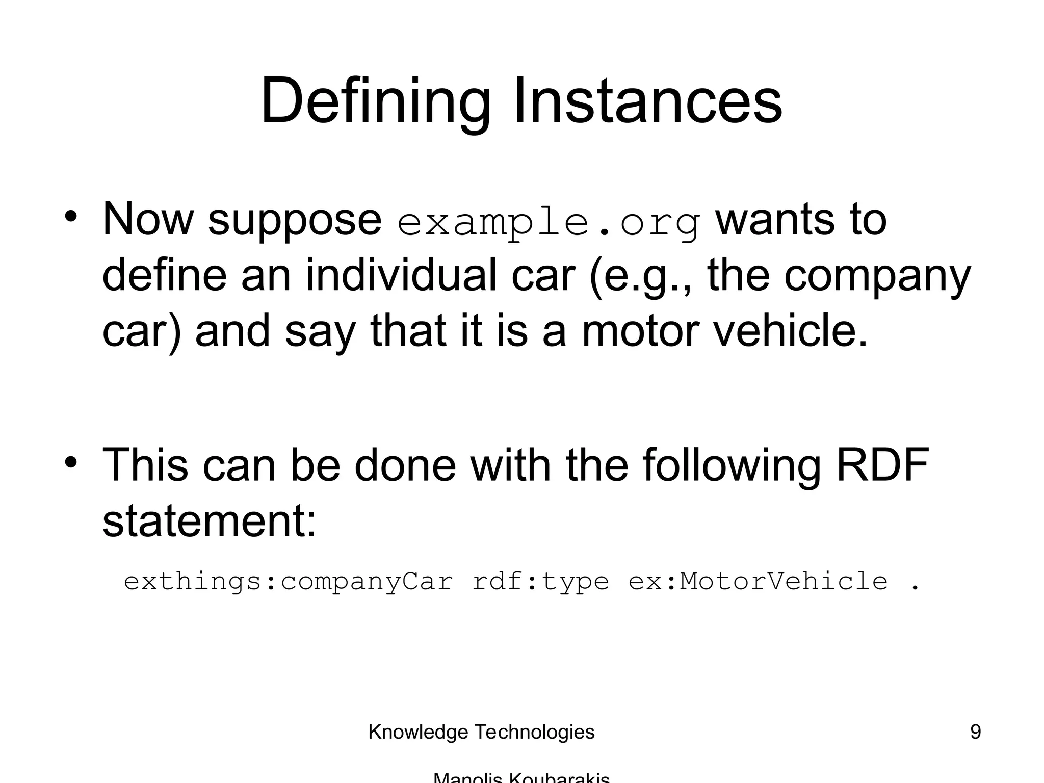 introduction-to-rdf-schema-revised complete | PPT