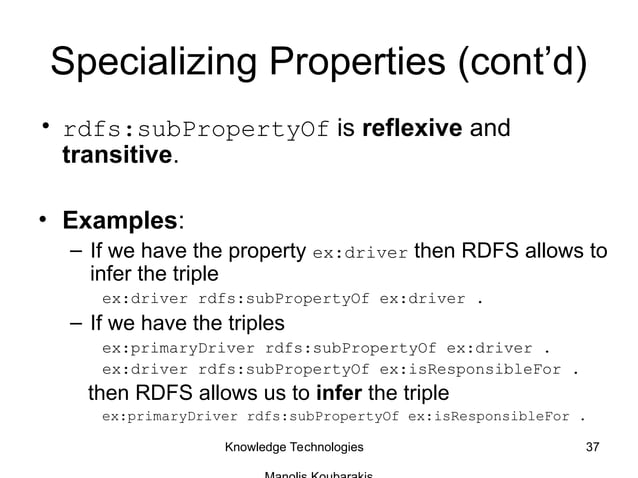 introduction-to-rdf-schema-revised complete | PPT
