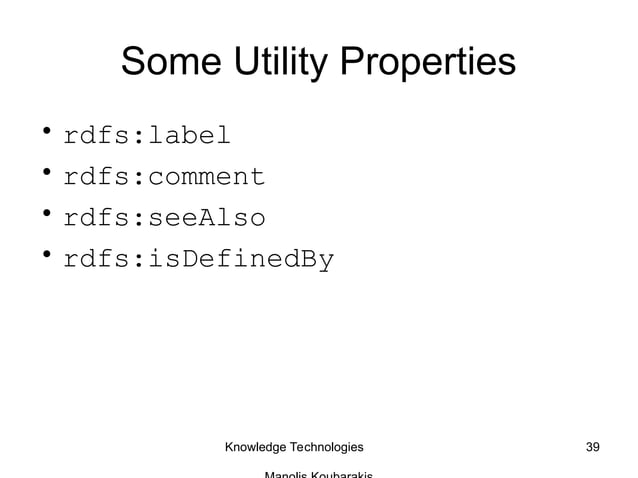 introduction-to-rdf-schema-revised complete | PPT