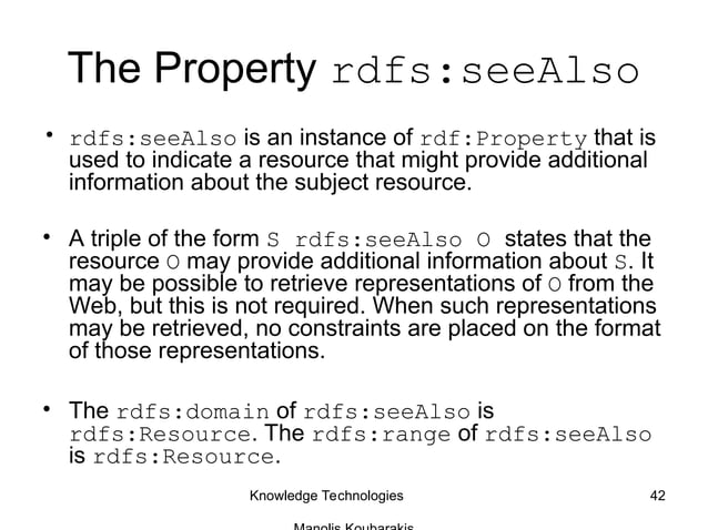 introduction-to-rdf-schema-revised complete | PPT