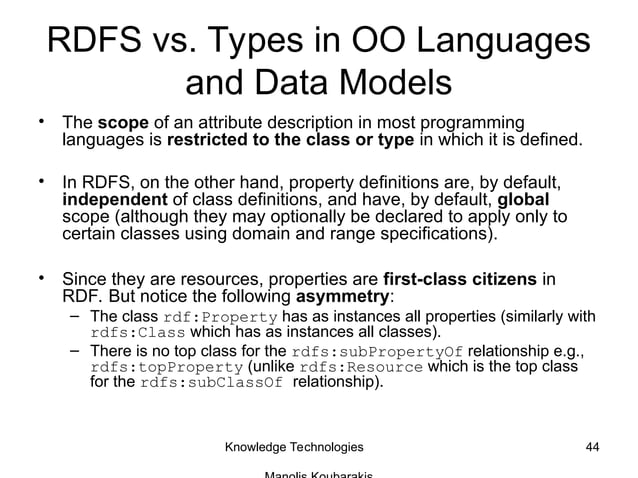 introduction-to-rdf-schema-revised complete | PPT
