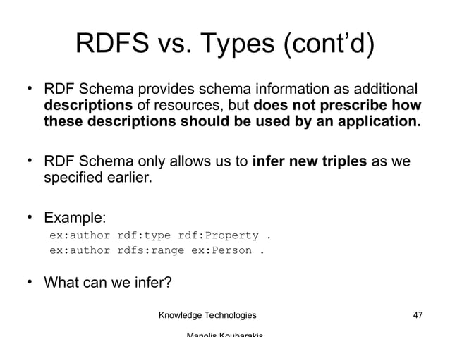 introduction-to-rdf-schema-revised complete | PPT
