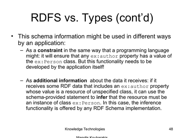 introduction-to-rdf-schema-revised complete | PPT