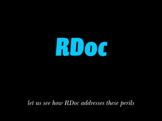 Introduction to RDoc | PDF