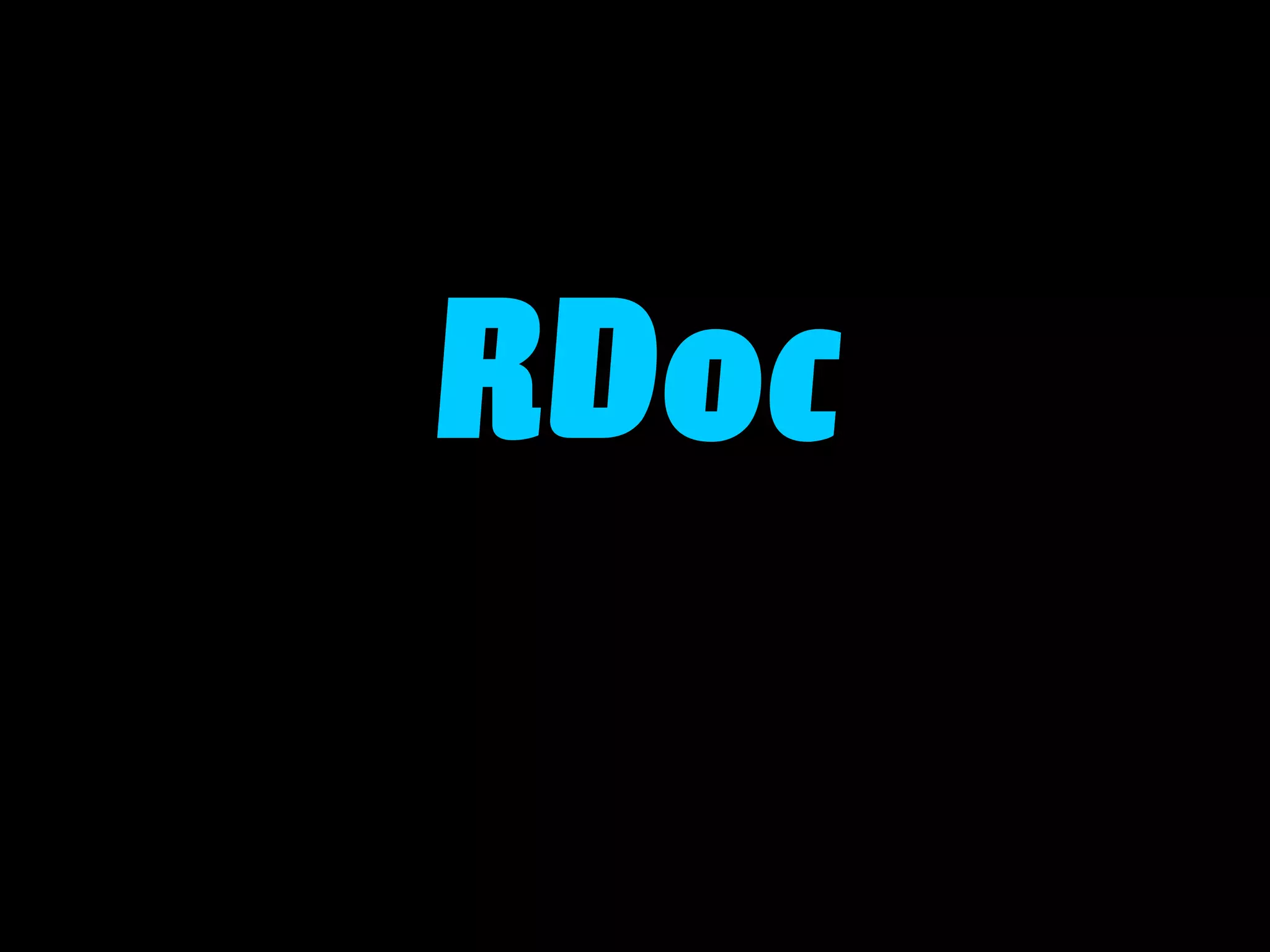 Introduction to RDoc | PPT
