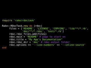 Introduction to RDoc | PPT