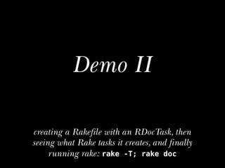 Introduction to RDoc | PPT