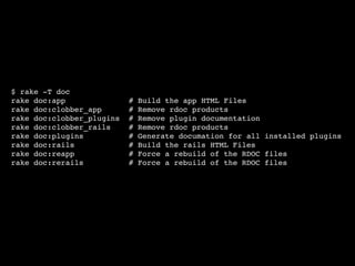 Introduction to RDoc | PPT