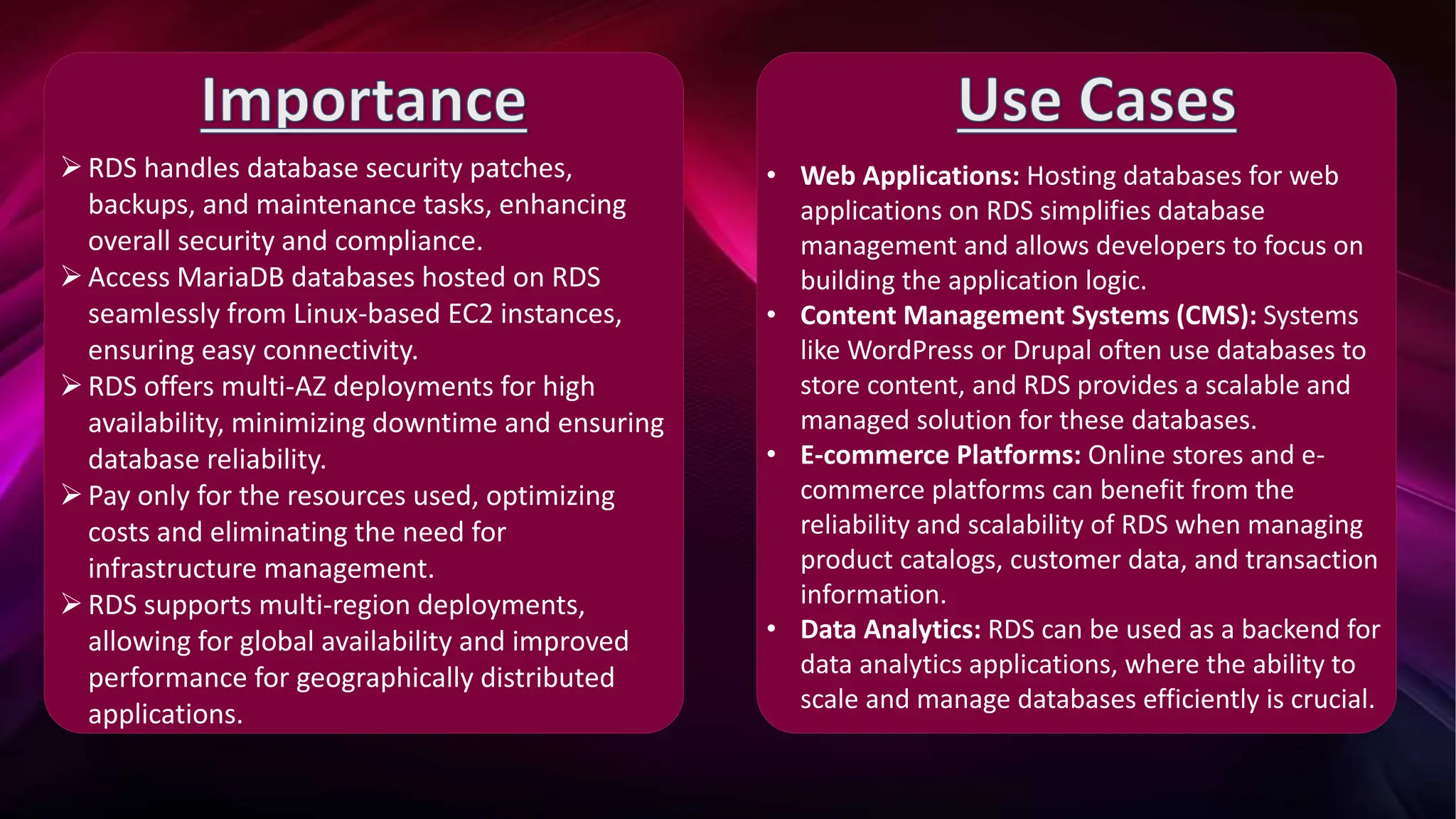 Introduction-to-RDS-and-MariaDB-Engine.pptx | Free Download